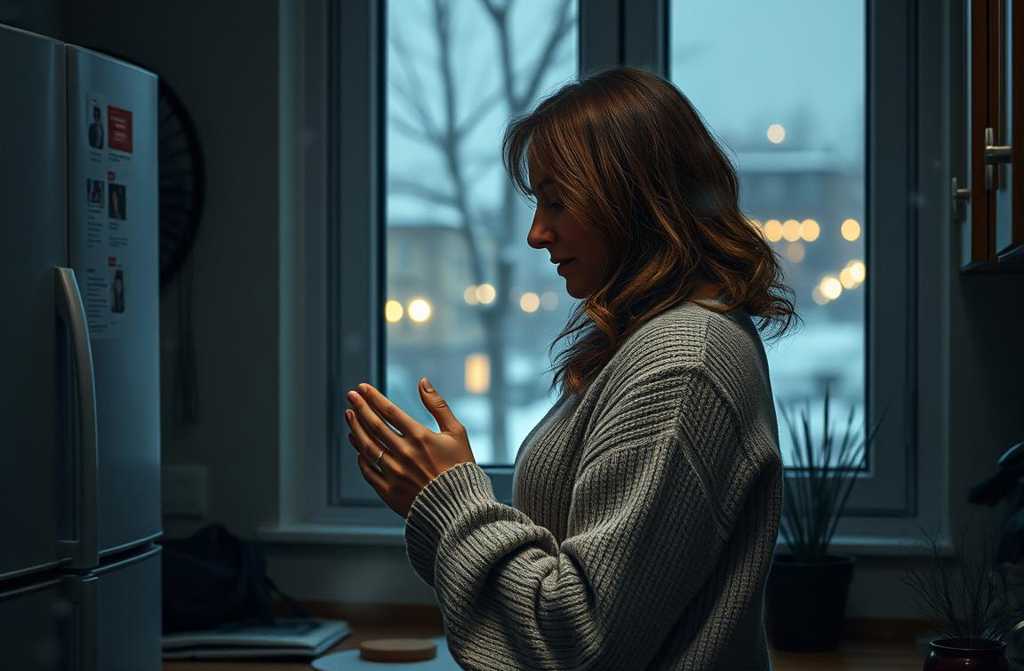 Irina stand am Fenster und beobachtete, wie der dicke Schnee von Berlin ...
